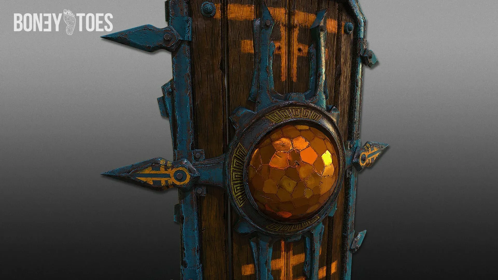 Aztec Warrior Shields - Game Ready - FlippedNormals