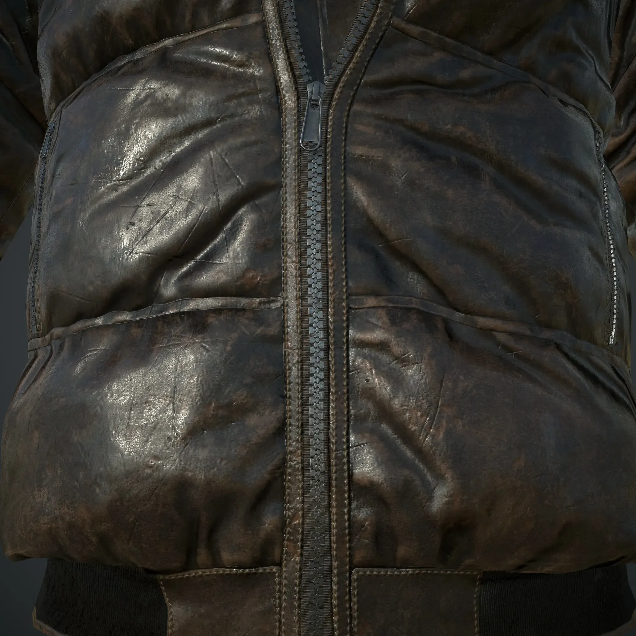 Bomber Jacket - Marvelous designer - FlippedNormals