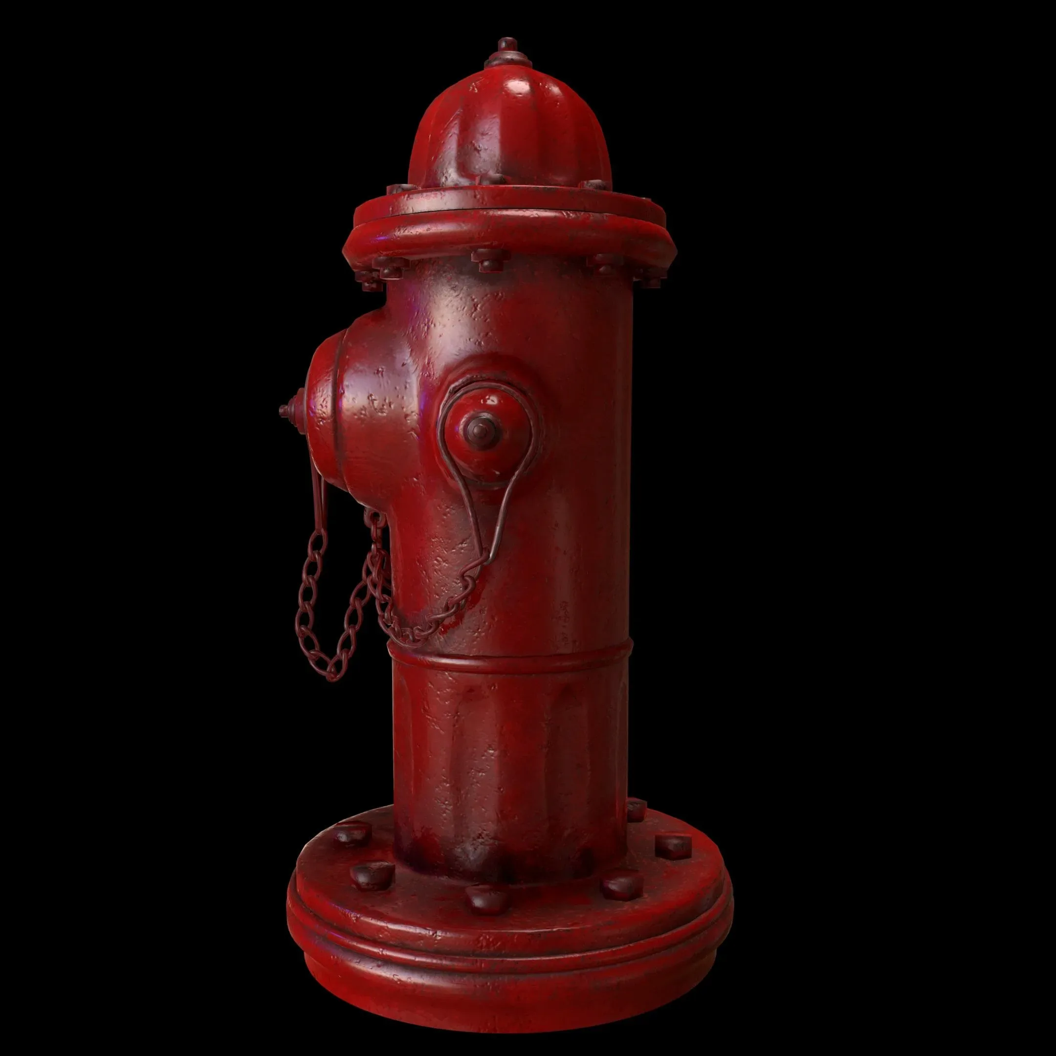 Street Fire Hydrant Game Ready - FlippedNormals