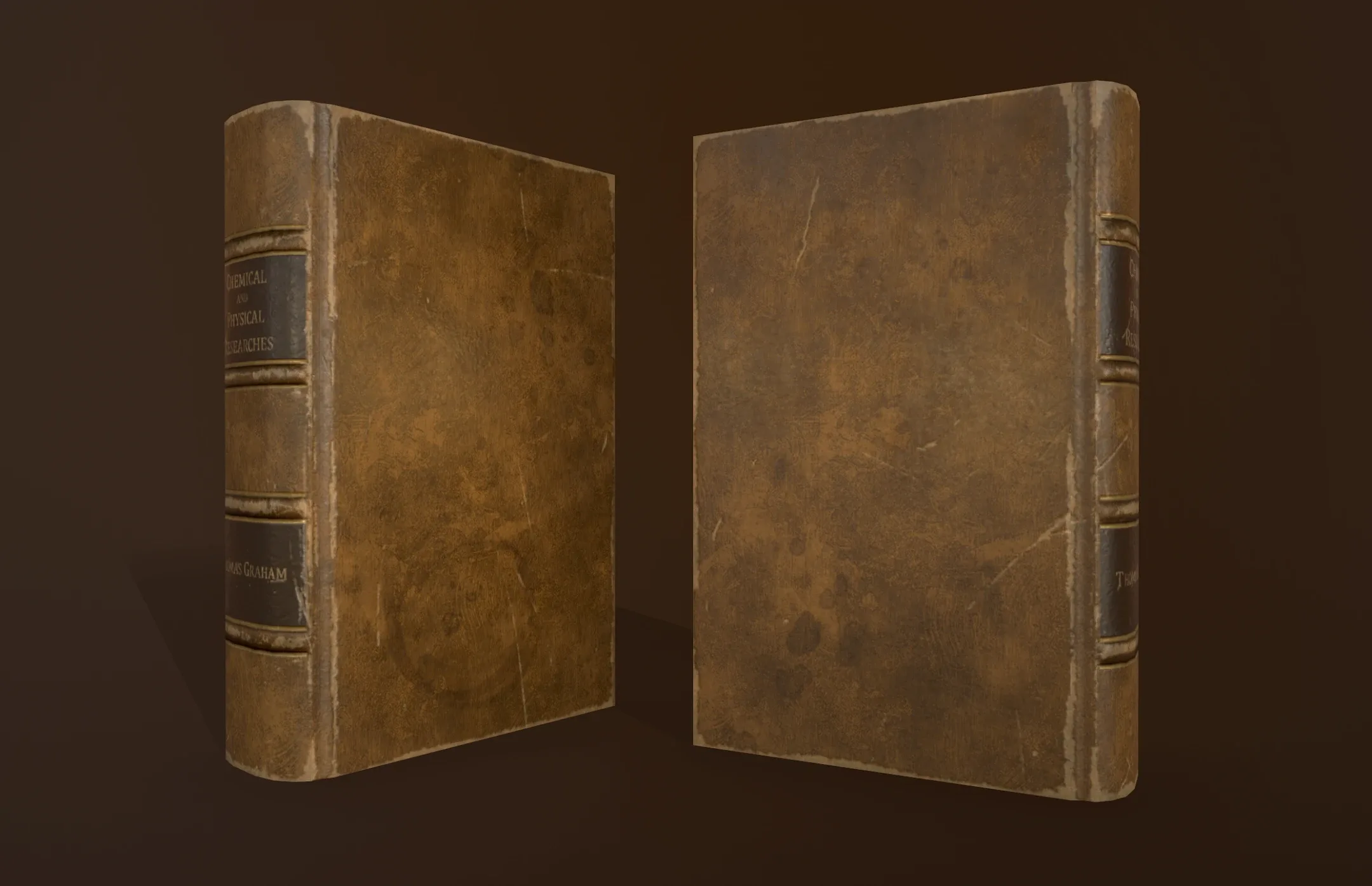 Old Books Set - PBR Game Ready - FlippedNormals