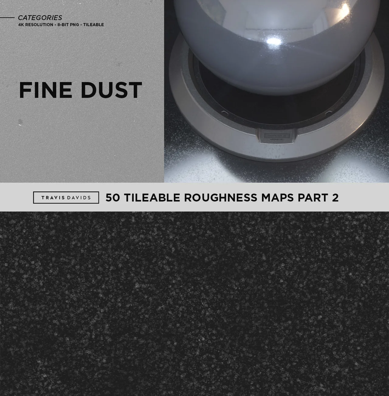 50 Tileable Roughness Maps - Surface - FlippedNormals
