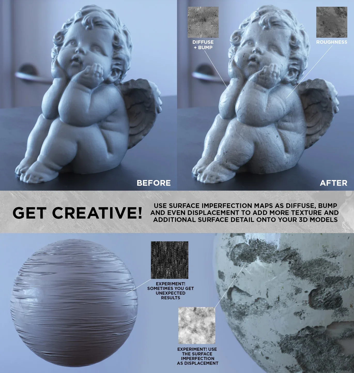 50 Tileable Roughness Maps - Surface - FlippedNormals