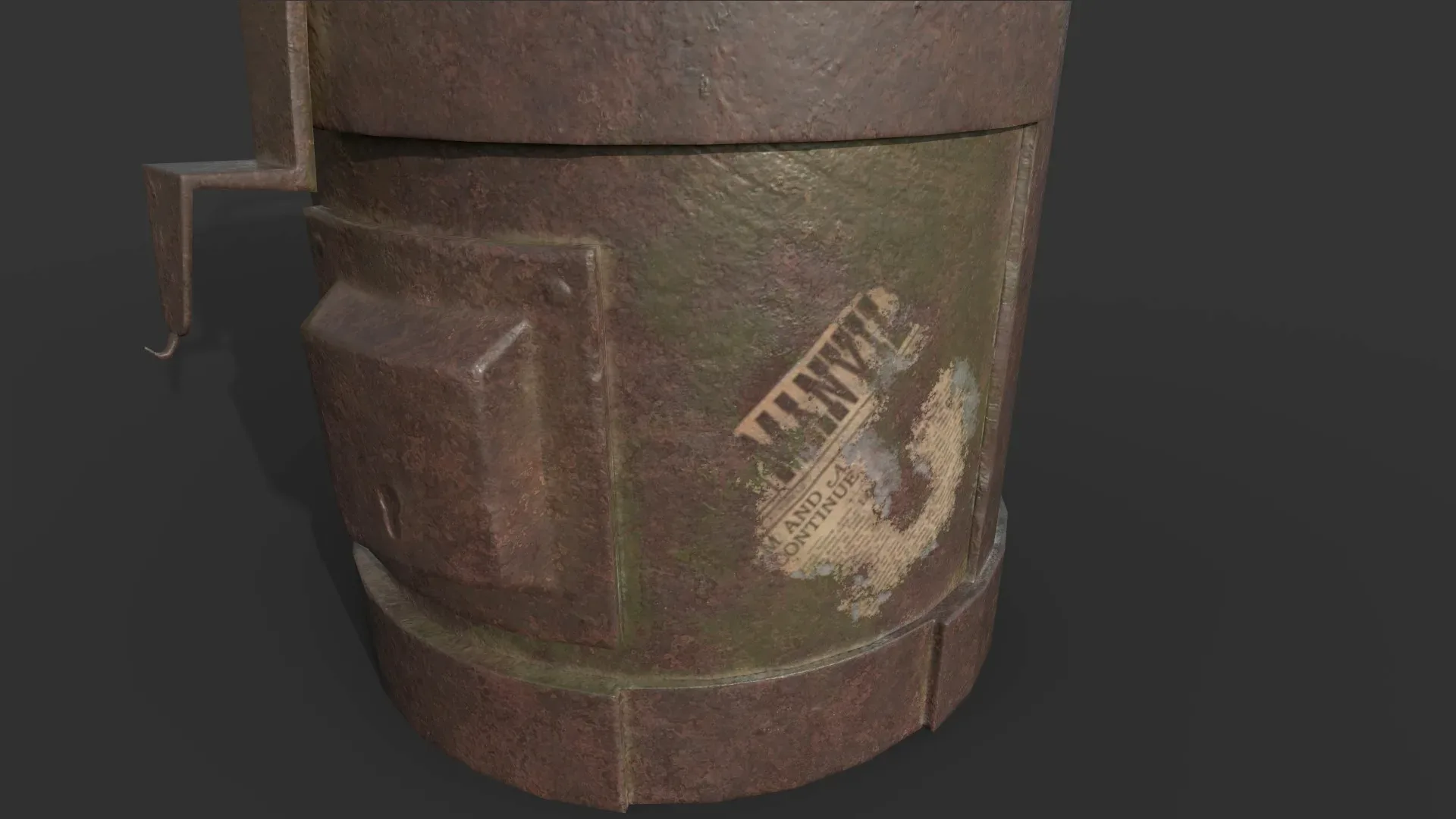 Vintage Rust Box Substance Painter - FlippedNormals