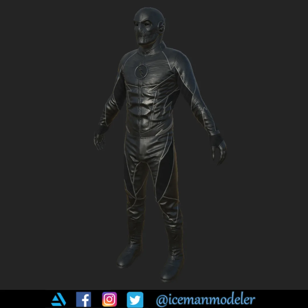 Zoom & Black Flash - Rigged Character - FlippedNormals