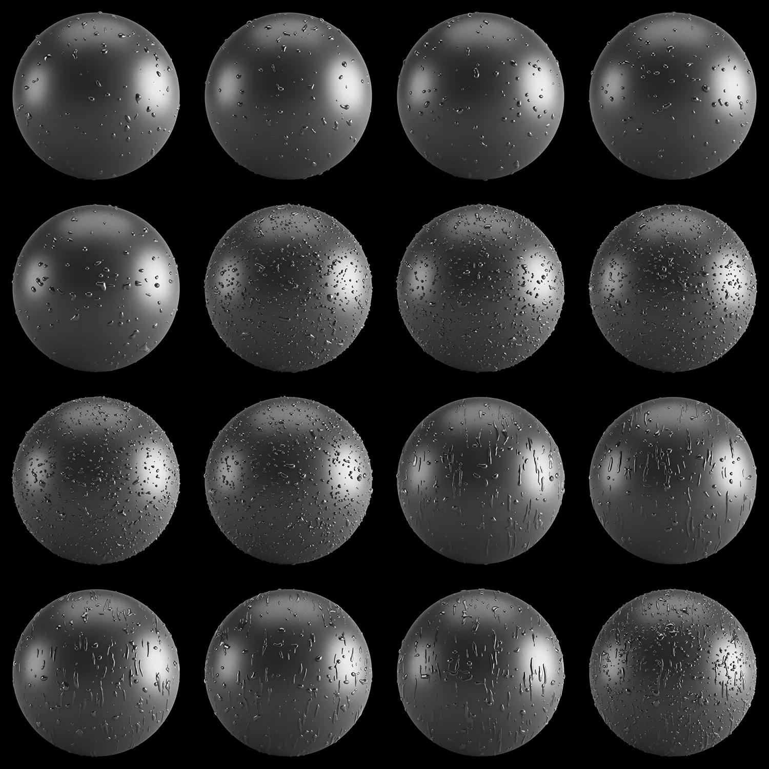 30 Droplet Alphas + 8 PBR Wet Glass - FlippedNormals