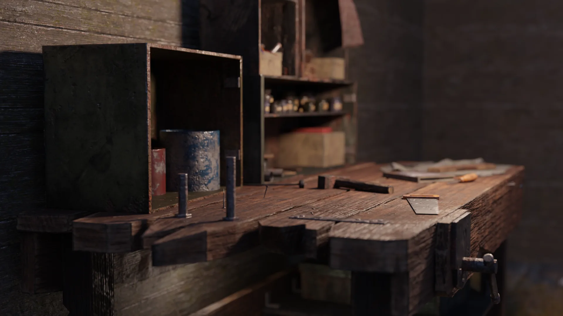 Old Workbench - FlippedNormals