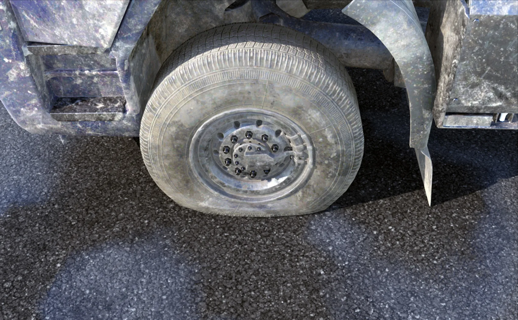 Old Vehicle Truck Prop UE4 - FlippedNormals