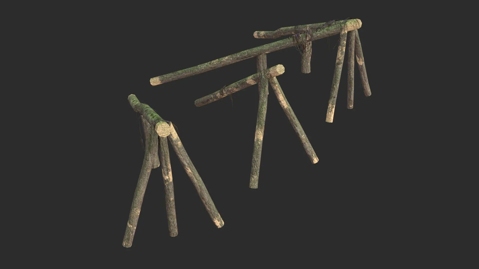 Log Ramps Obstacles WWII - FlippedNormals