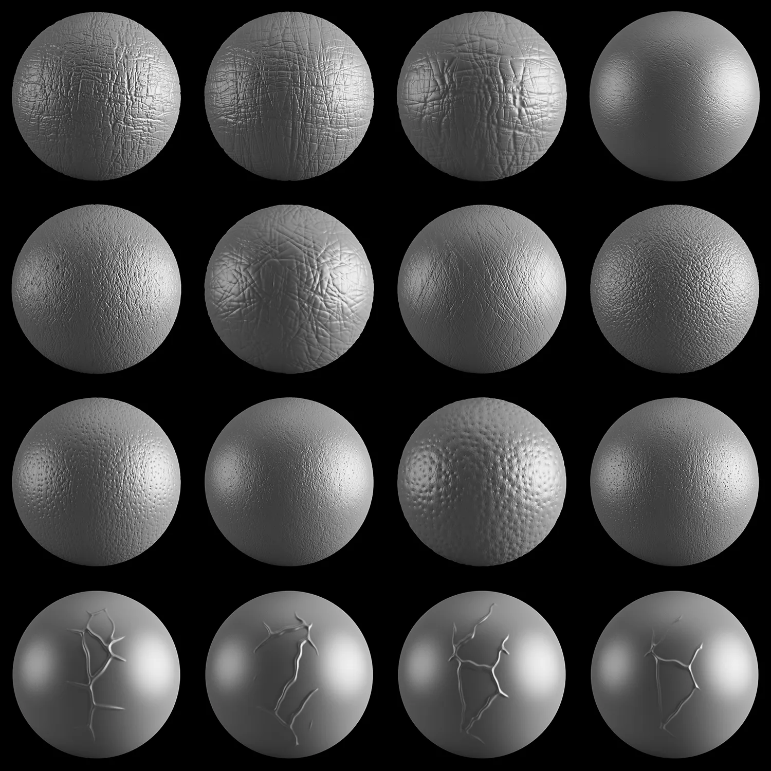 38 Human Skin Alphas 4K & 2K - FlippedNormals
