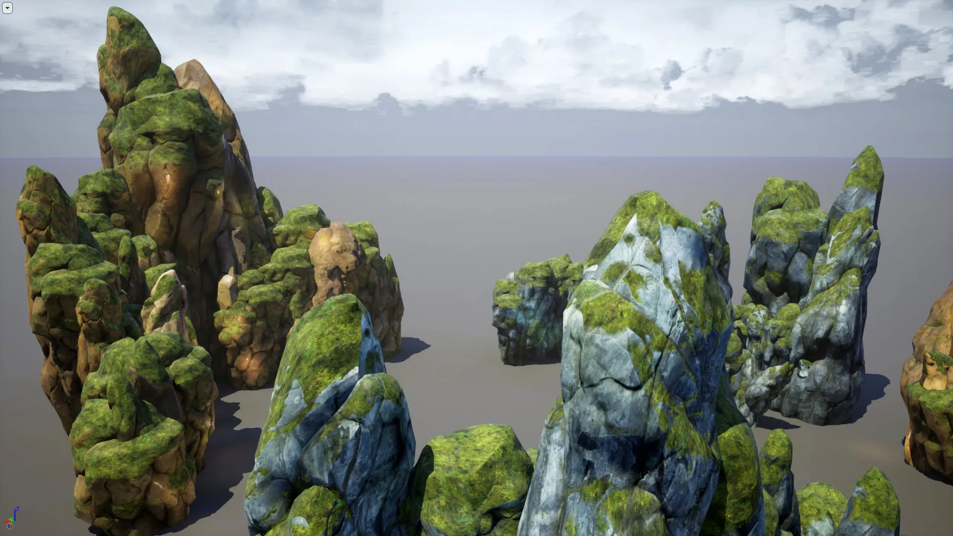 Mountains & Rocks - Game Ready - FlippedNormals