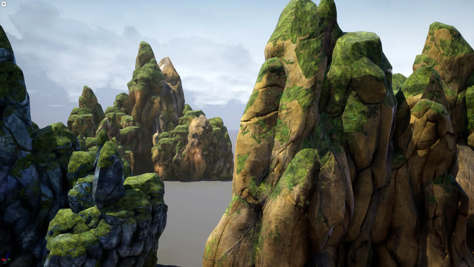 Mountains & Rocks - Game Ready - FlippedNormals