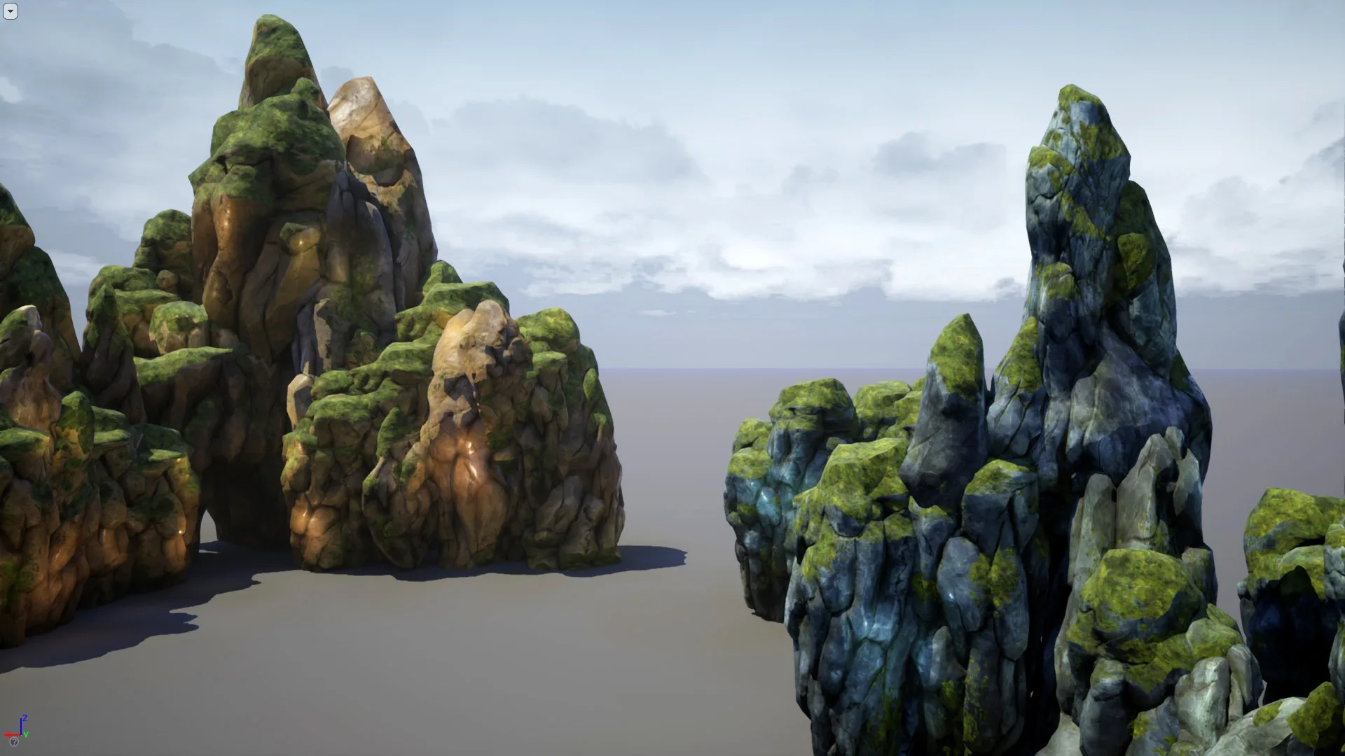 Mountains & Rocks - Game Ready - FlippedNormals