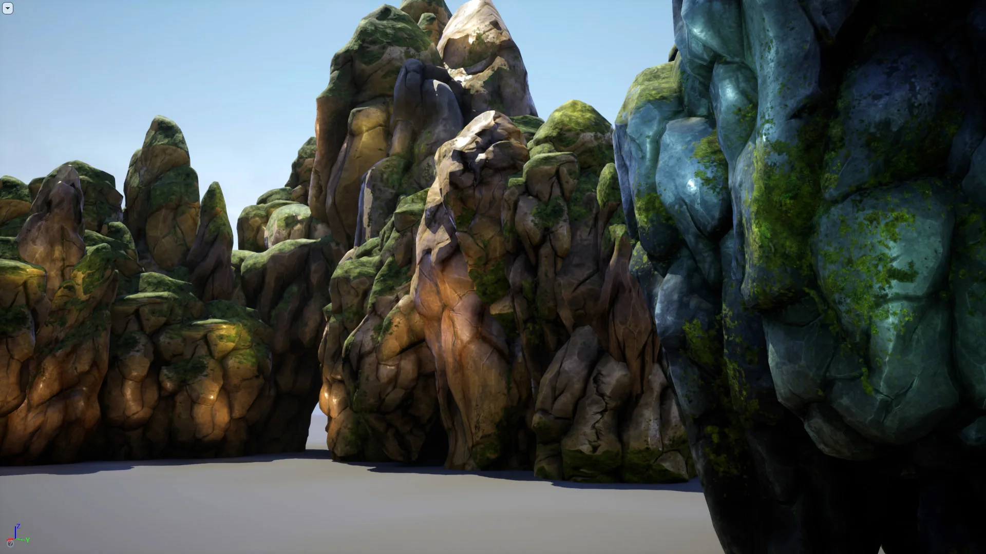 Mountains & Rocks - Game Ready - FlippedNormals