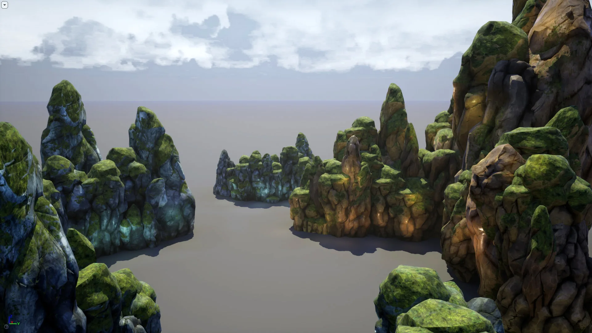 Mountains & Rocks - Game Ready - FlippedNormals