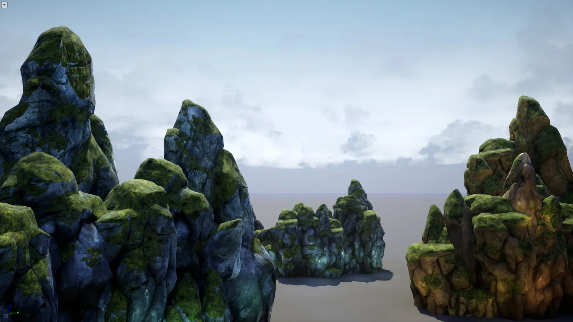 Mountains & Rocks - Game Ready - FlippedNormals