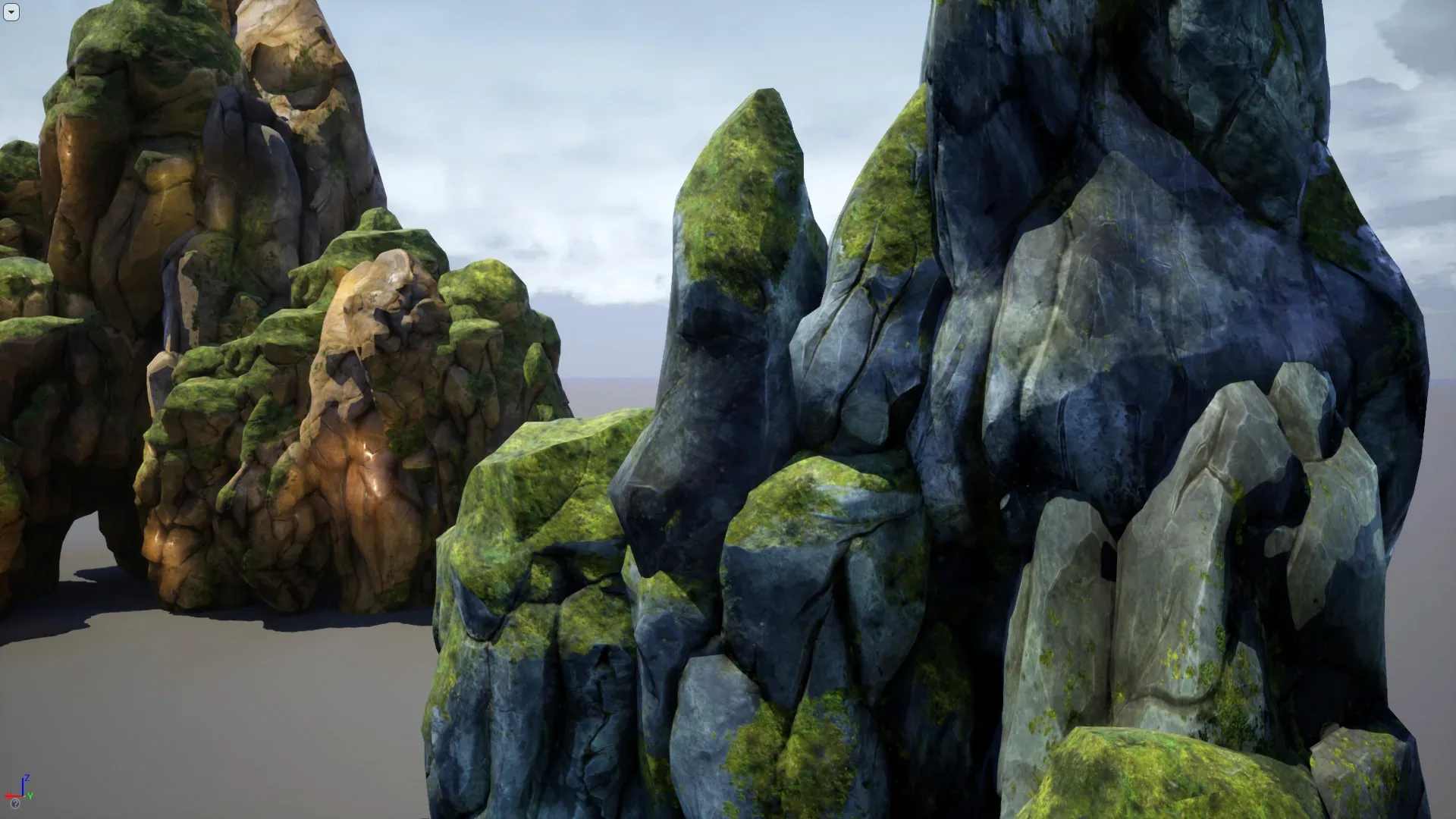 Mountains & Rocks - Game Ready - FlippedNormals