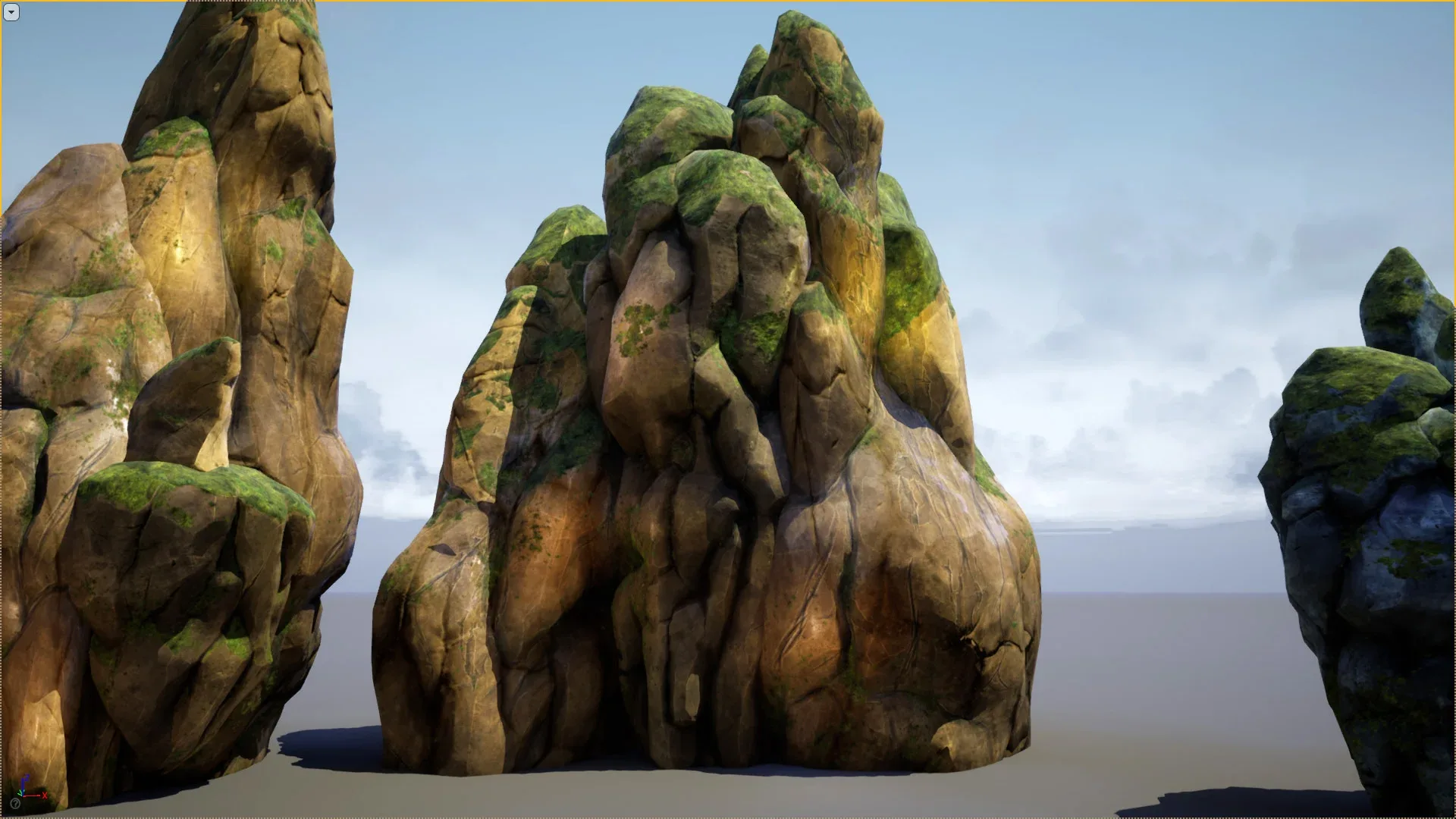 Mountains & Rocks - Game Ready - FlippedNormals