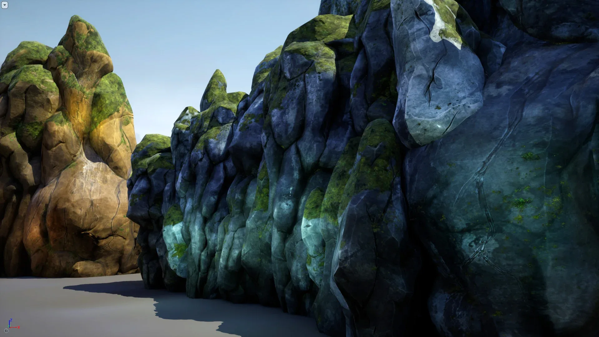 Mountains & Rocks - Game Ready - FlippedNormals