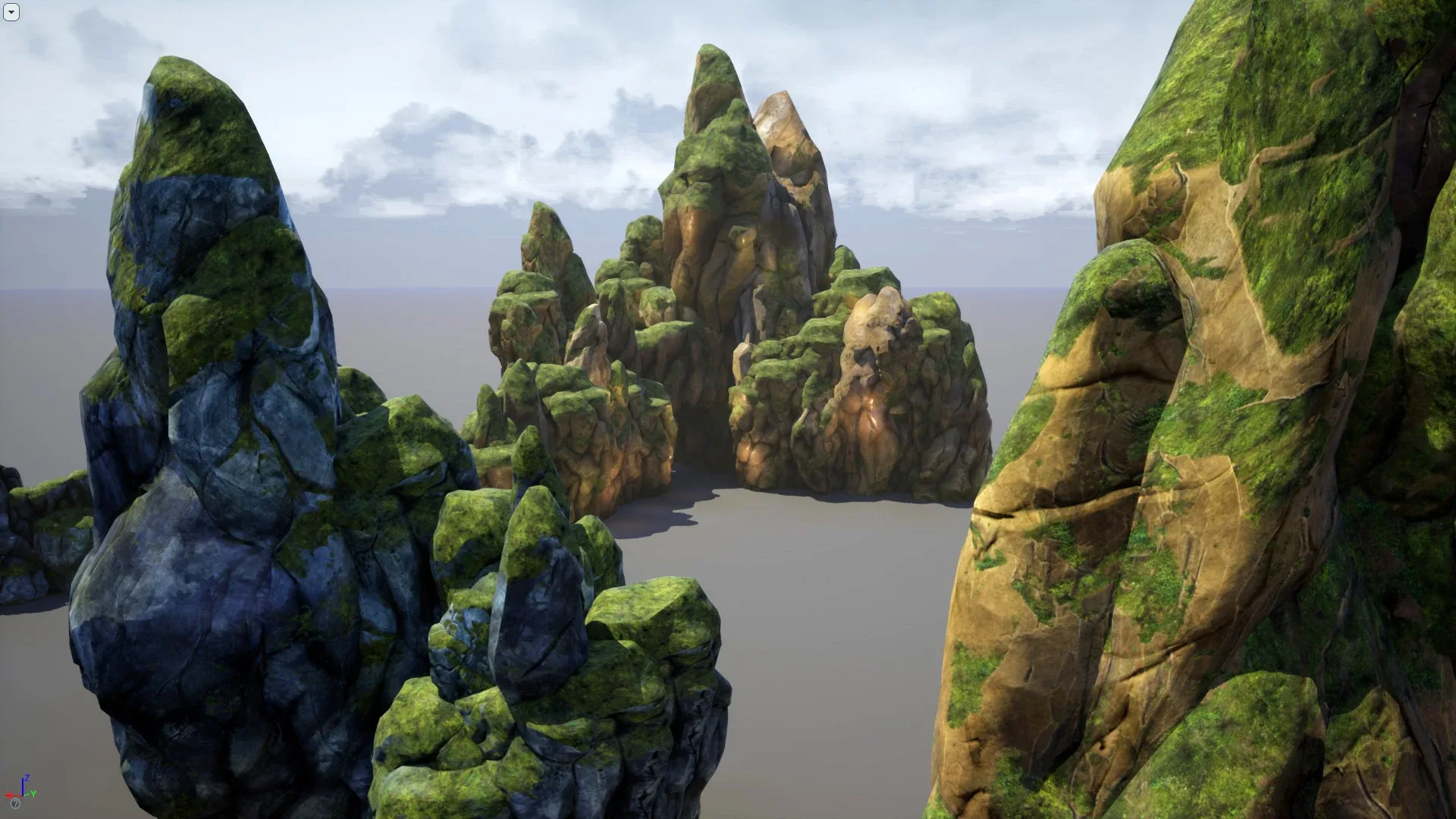 Mountains & Rocks - Game Ready - FlippedNormals