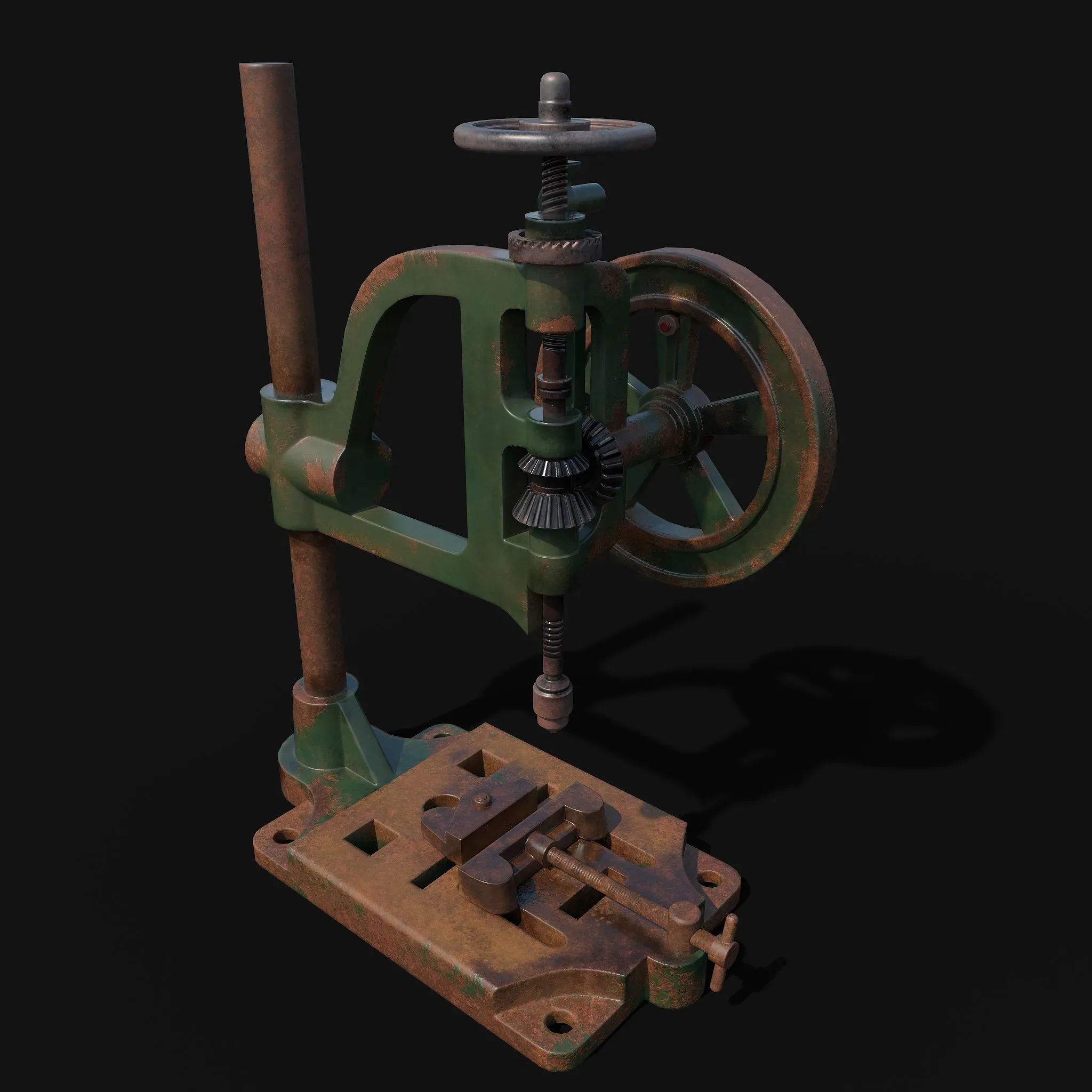 Typical Mancuna Hand-Cranked Drill - FlippedNormals