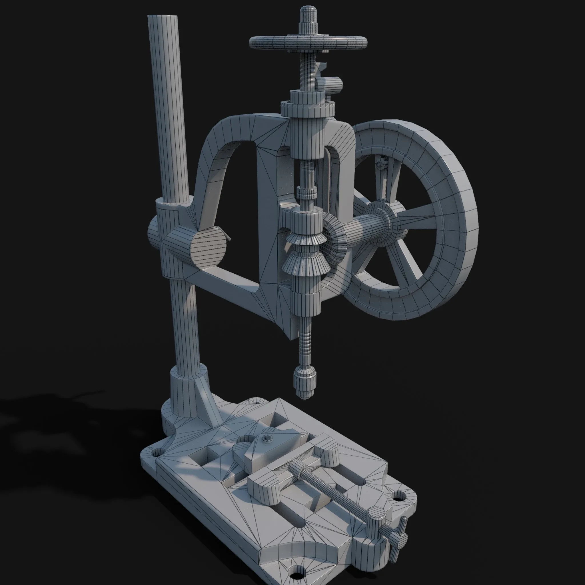 Typical Mancuna Hand-Cranked Drill - FlippedNormals