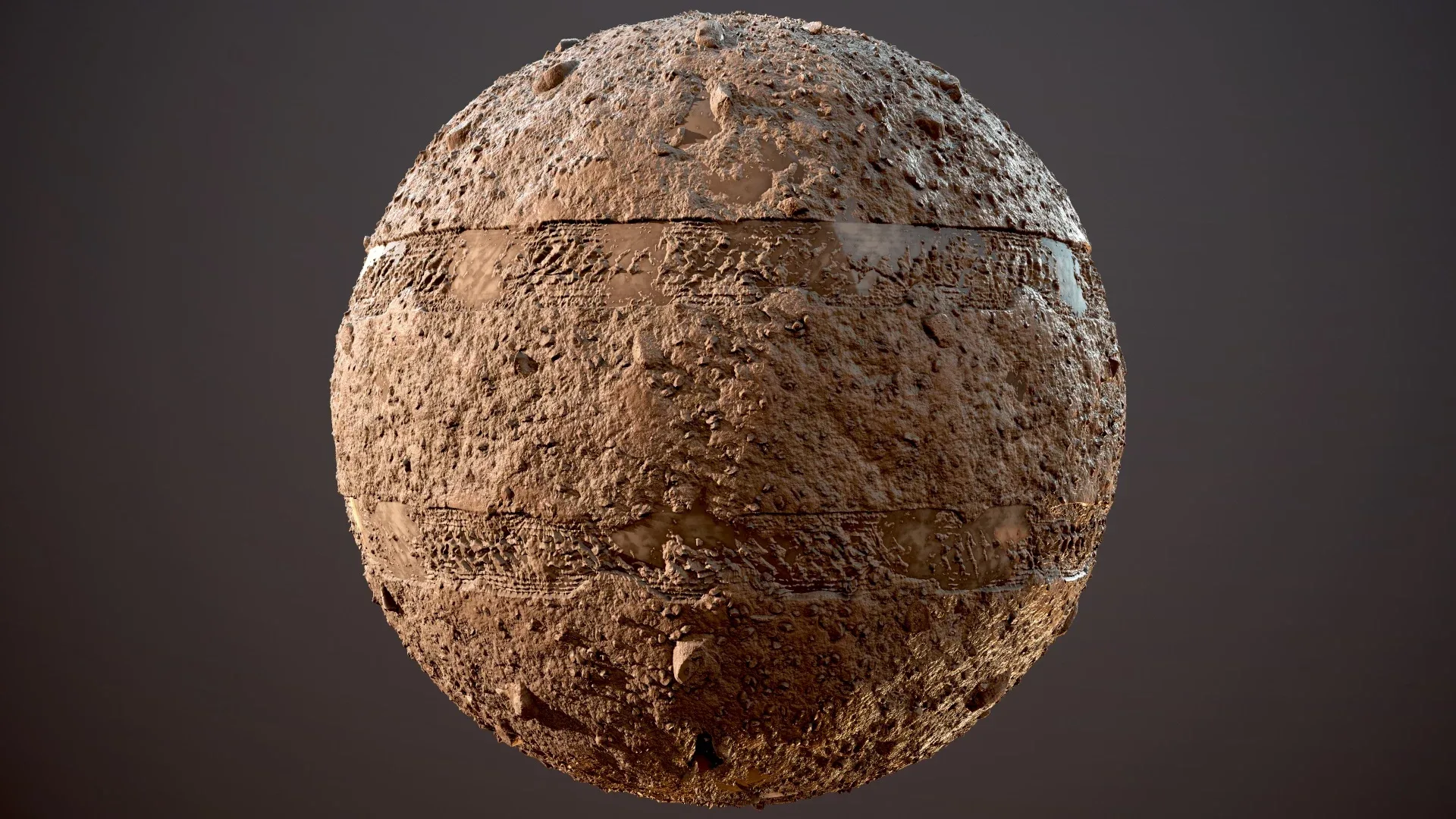 Mud Land Texture - FlippedNormals