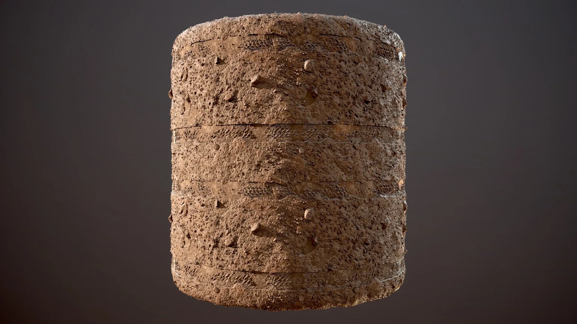 Mud Land Texture - FlippedNormals