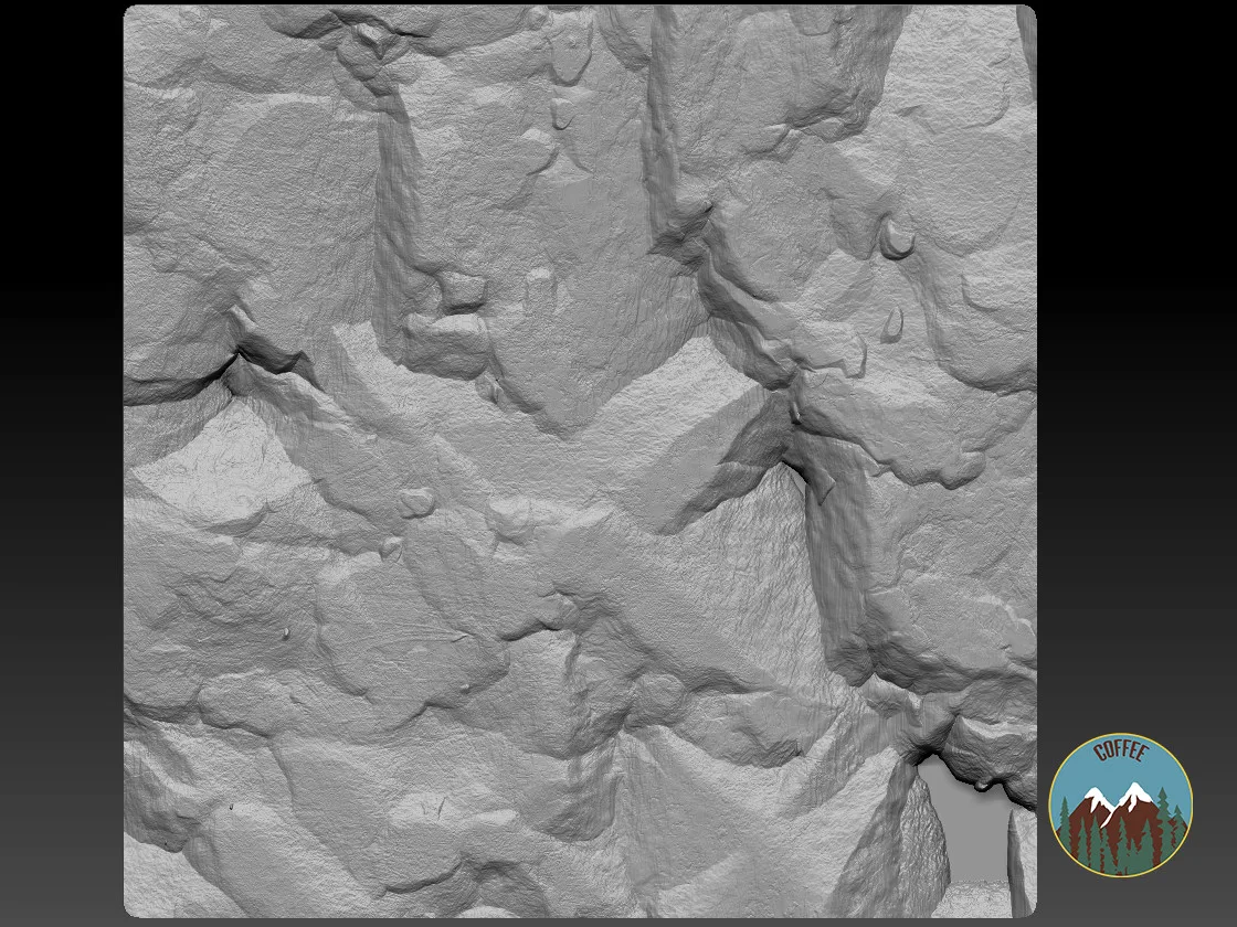 10 Cliffs Alphas (4k, 16 bit) - FlippedNormals