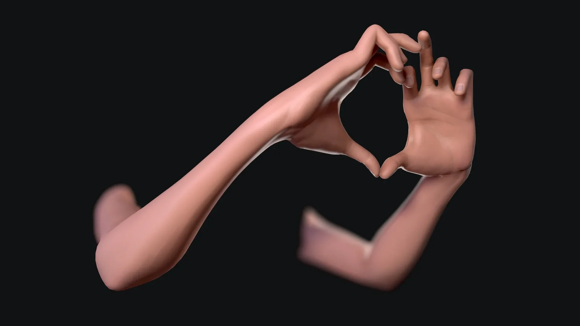 Female Hands - Animated - FlippedNormals