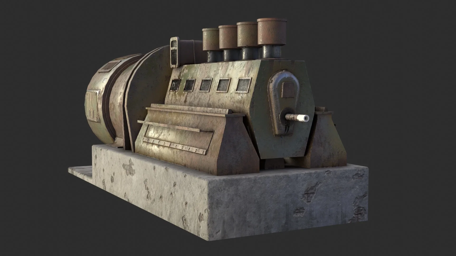 German Power Generator WWII - FlippedNormals