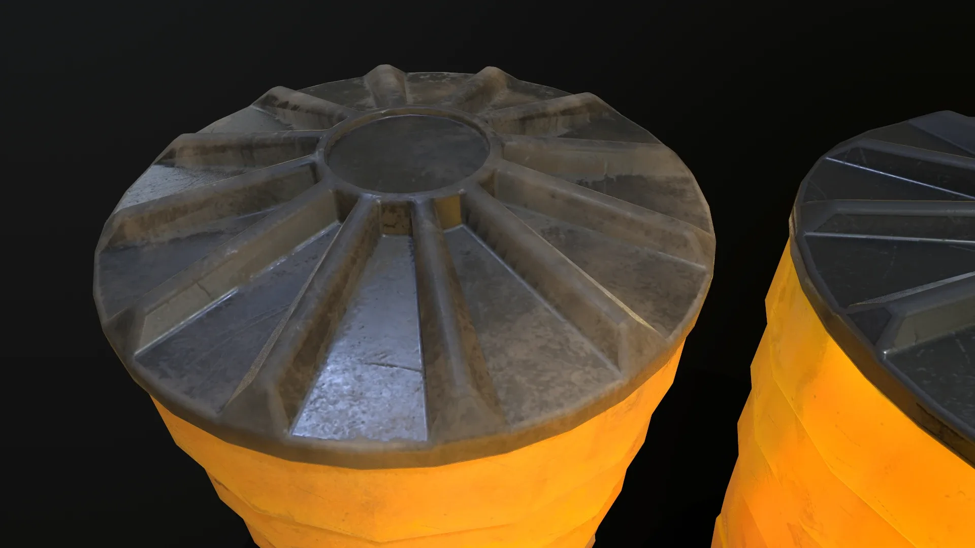 Sand Crash Barrel - Game Ready - FlippedNormals