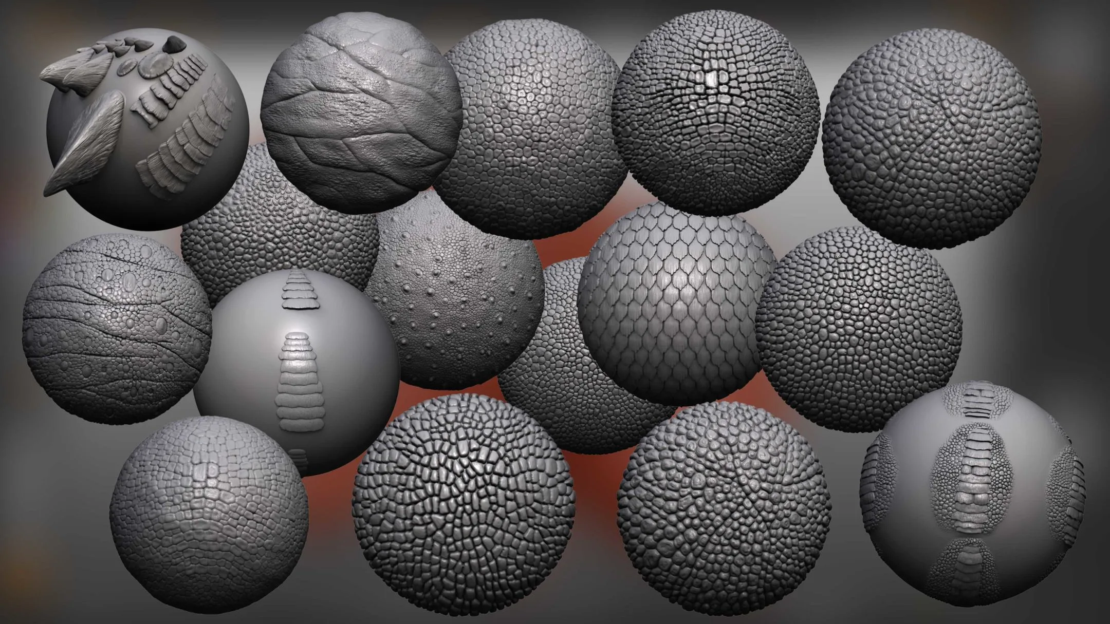 Tileable Alphas for Texturing Dinosaurs - FlippedNormals