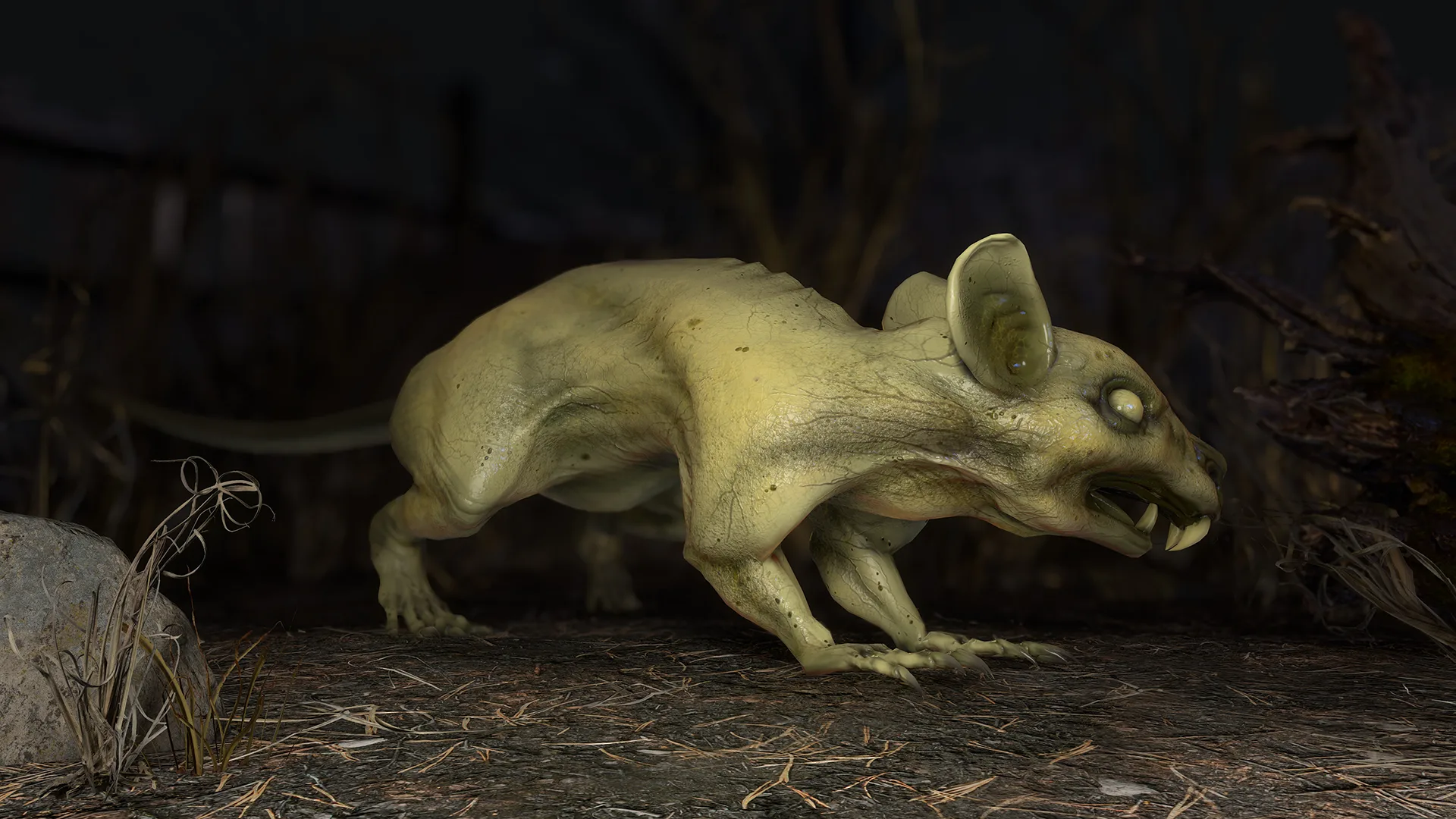 Fanged Mutant Rat - FlippedNormals