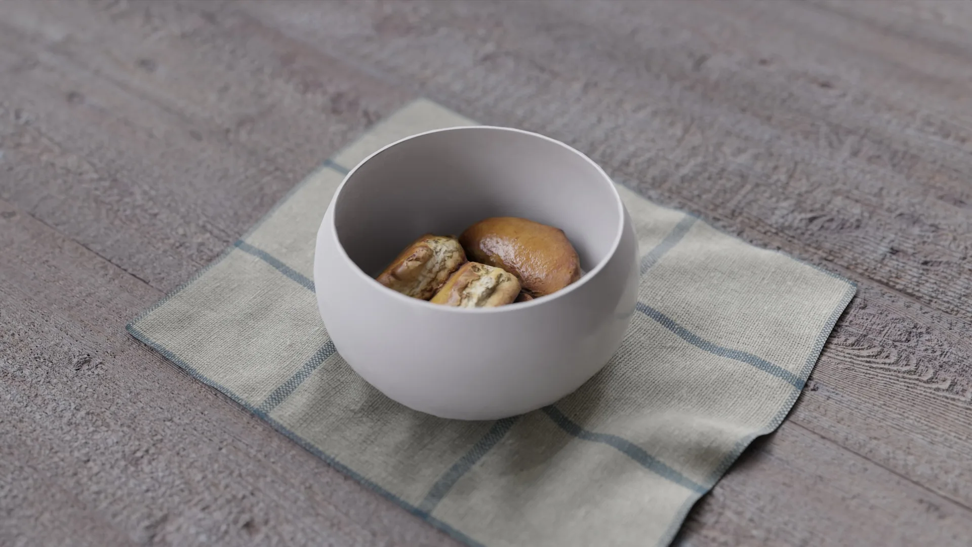 Cottage Cheese Pie Low-Poly 3D - FlippedNormals