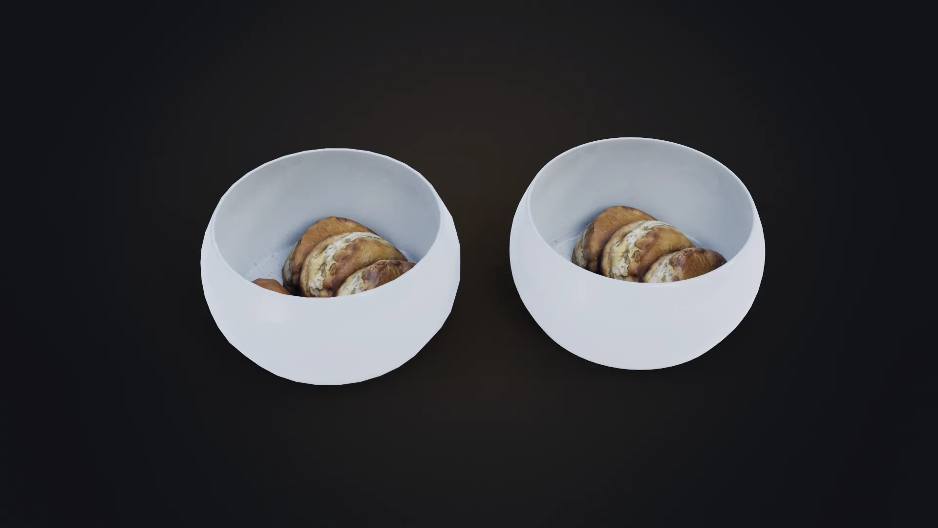 Cottage Cheese Pie Low-Poly 3D - FlippedNormals