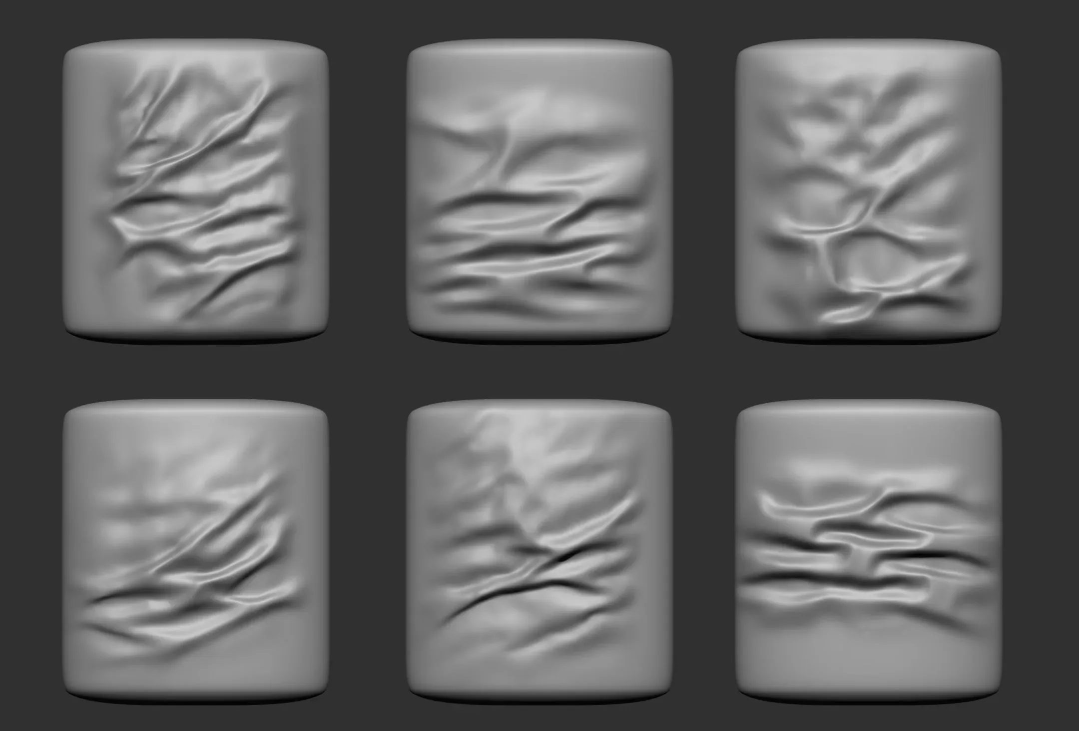 300 Ultimate Cloth Brush Alphas - FlippedNormals