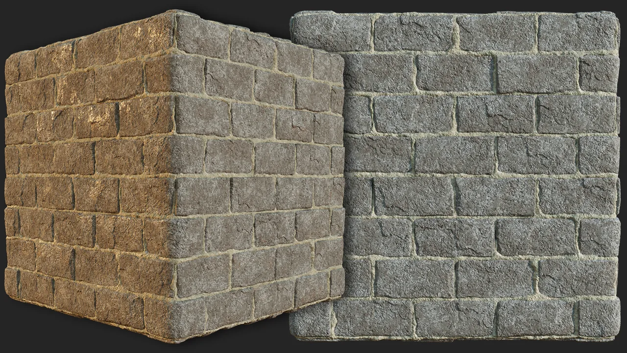 Concrete Blocks - Material Pack - FlippedNormals