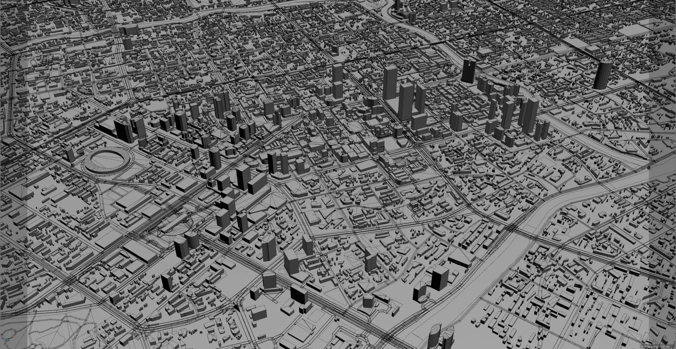 Chengdu City Sichuan, China 3D - FlippedNormals