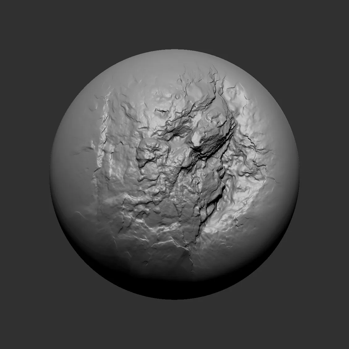 ZBrush Cliff/Rock Alphas & Tileable - FlippedNormals