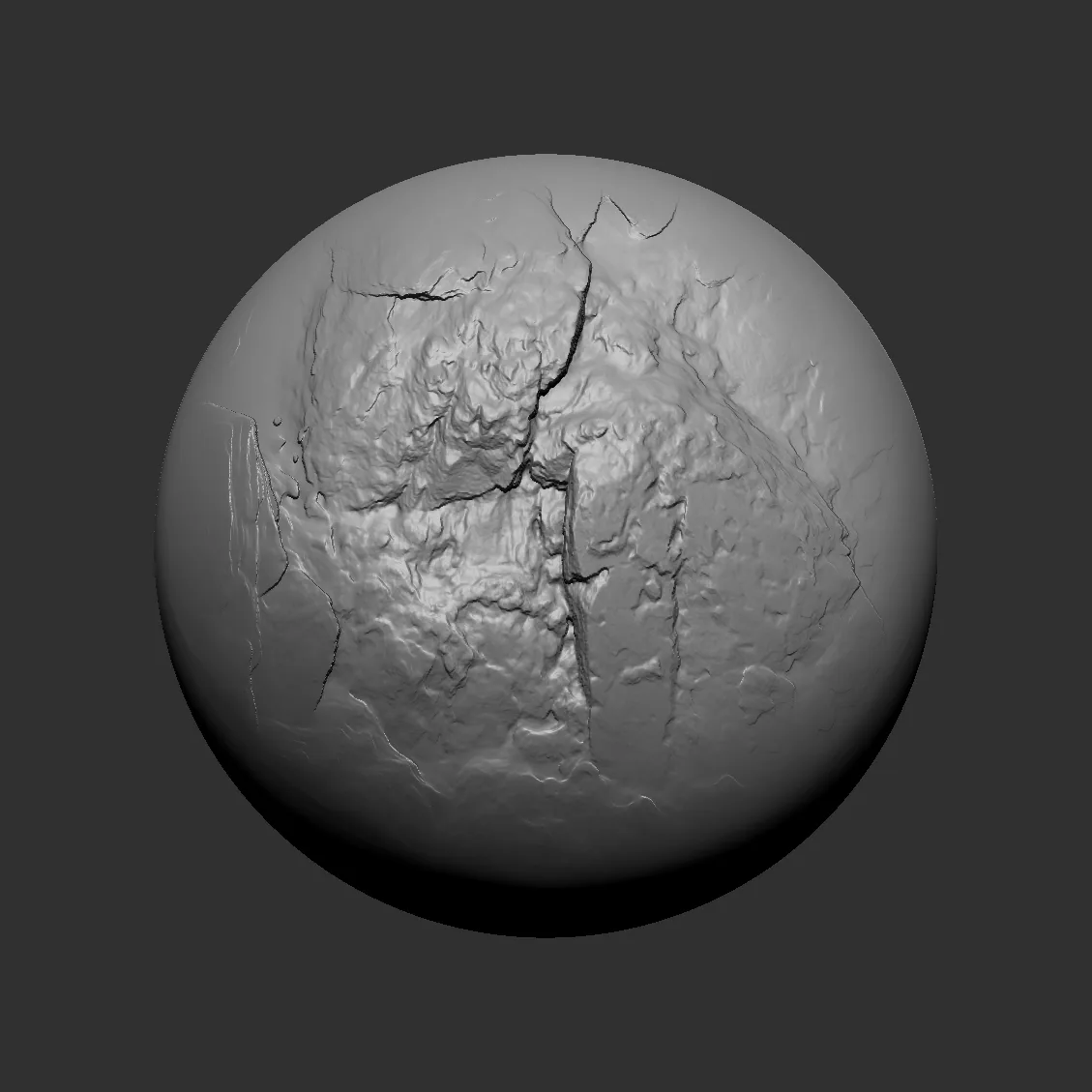 ZBrush Cliff/Rock Alphas & Tileable - FlippedNormals