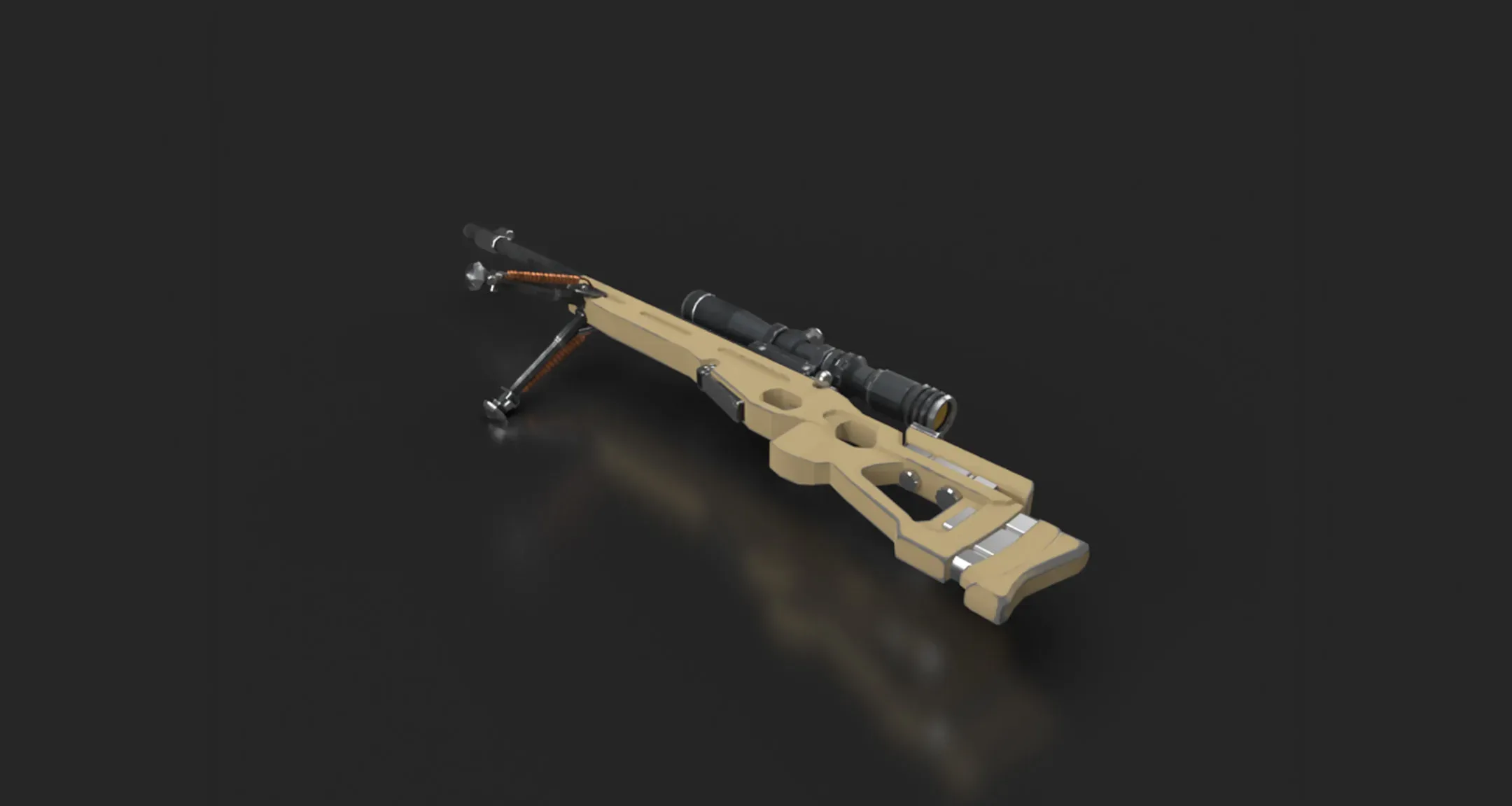 SV-98 Gun - FlippedNormals