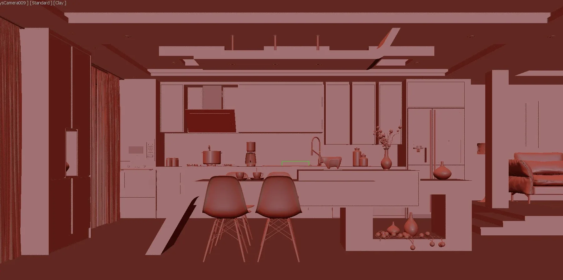 Gray Kitchen - FlippedNormals