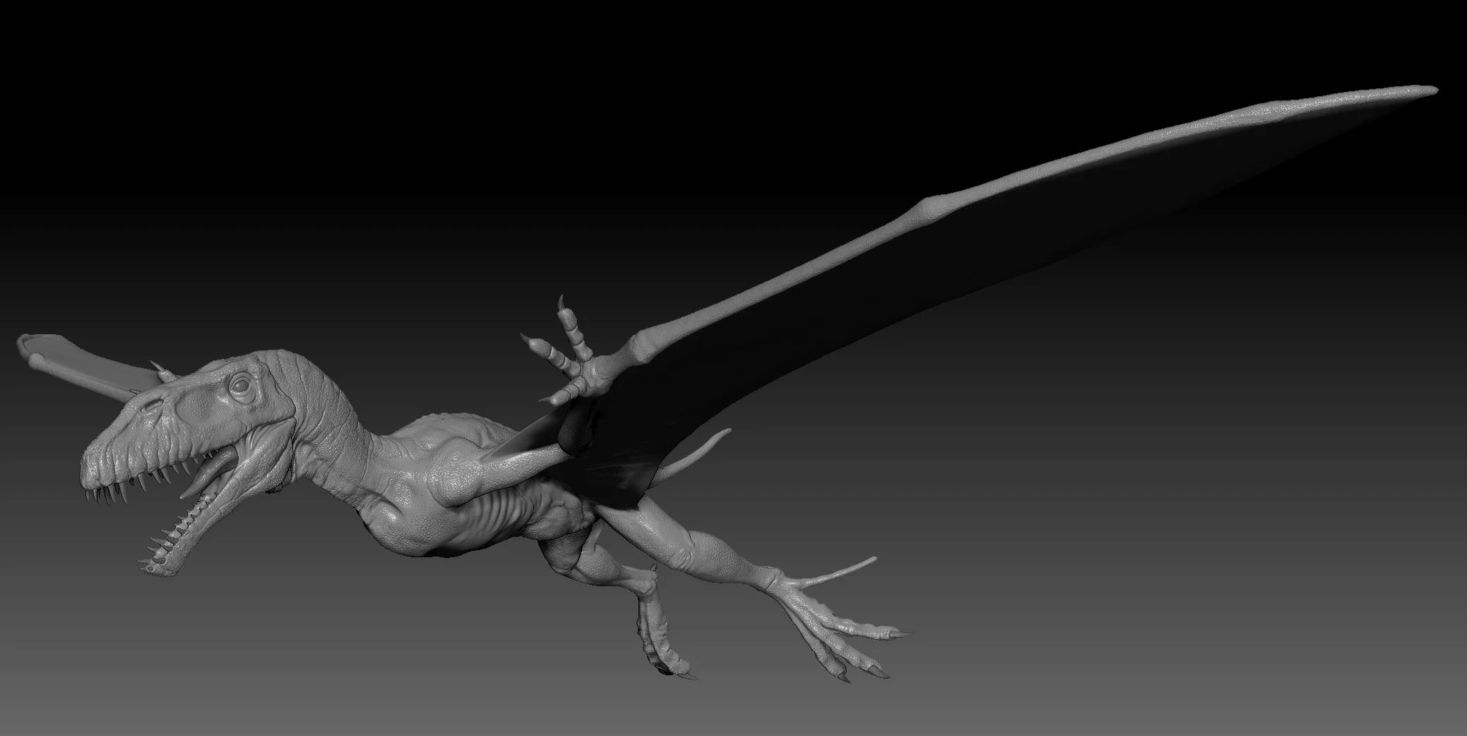 Dimorphodon ZBrush Tool - FlippedNormals