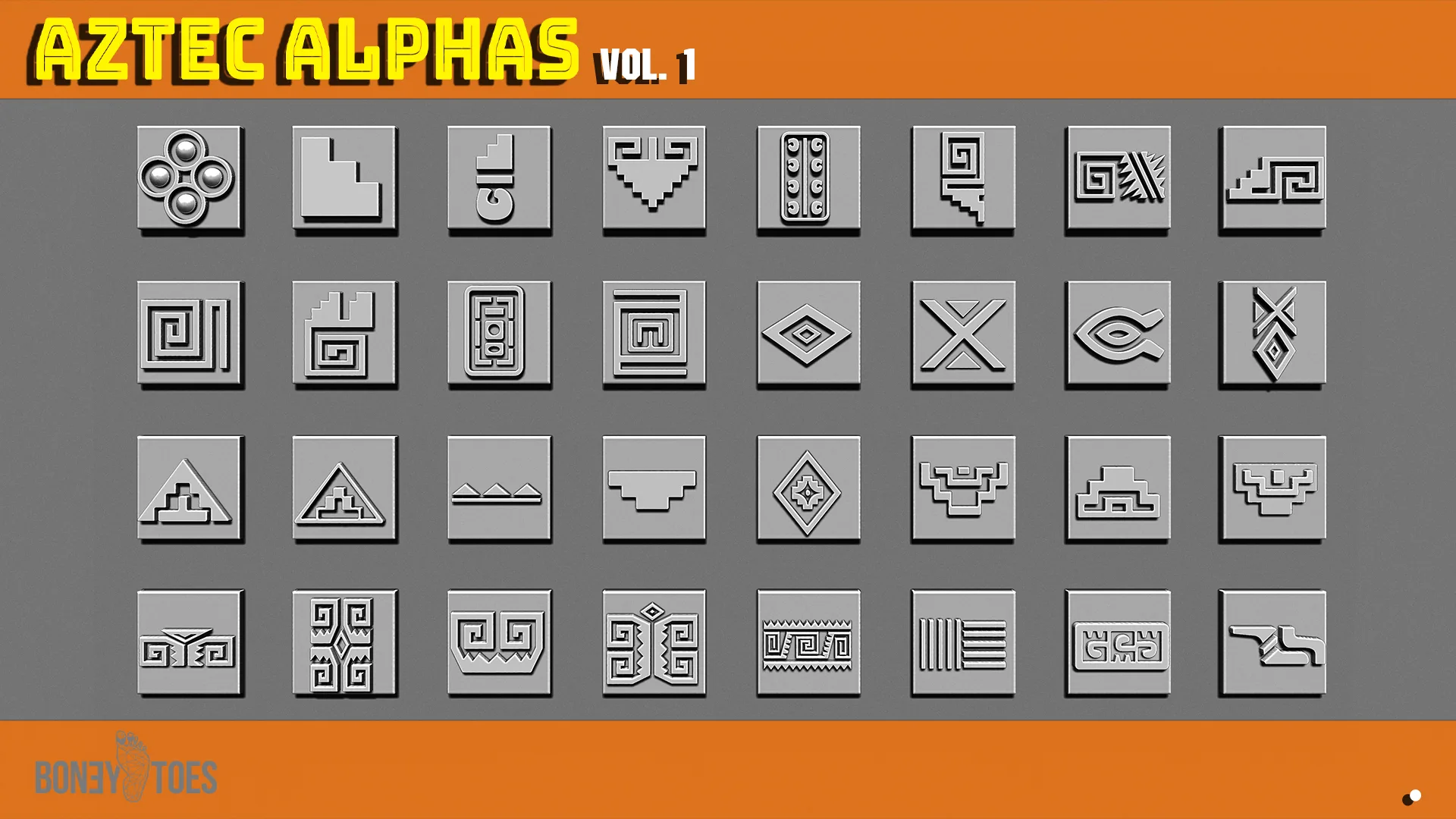 Aztec Alphas Vol. 1 - FlippedNormals