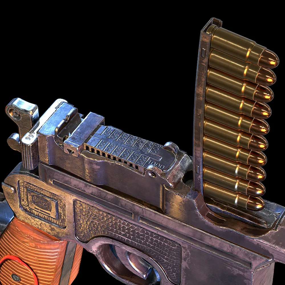 Mauser C96 Handgun - FlippedNormals