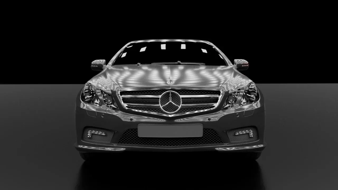 Luxurious Lighting Style Car Rendering - FlippedNormals