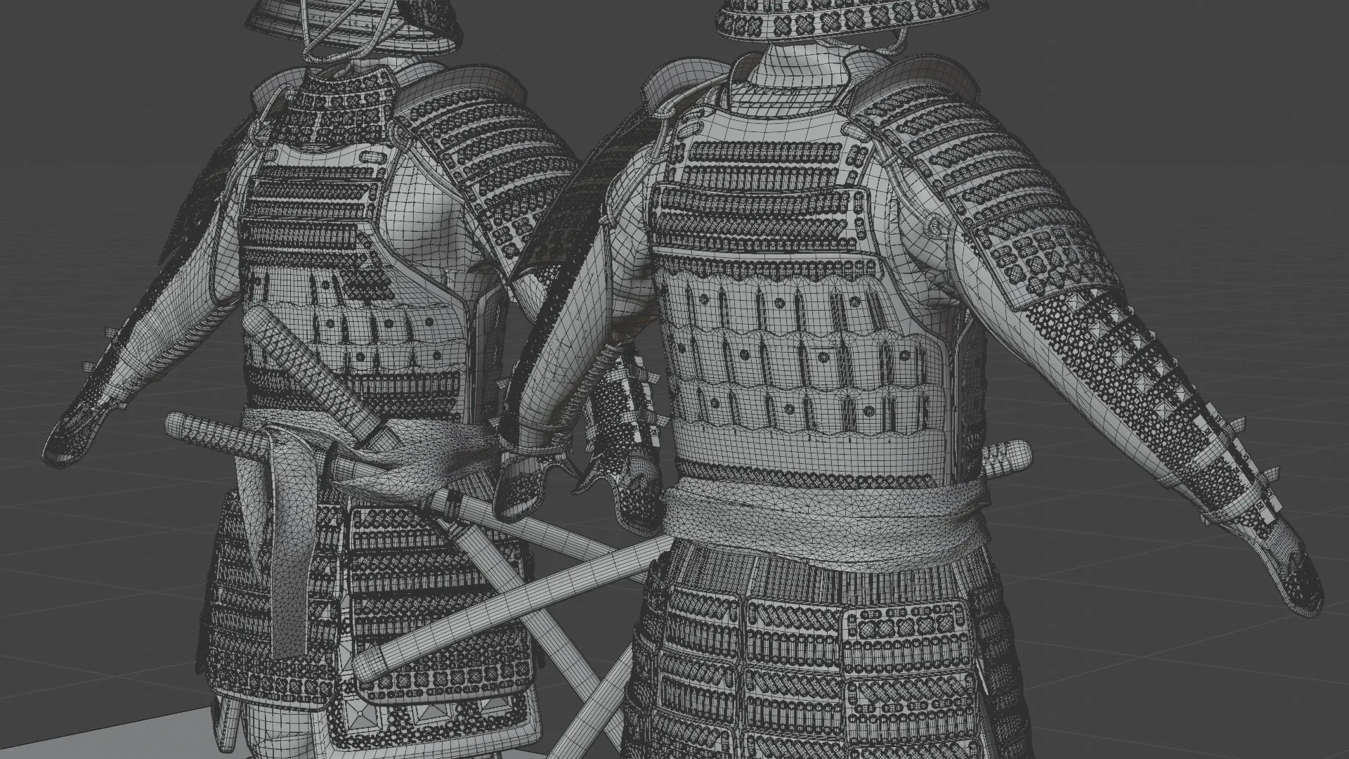 MEDIEVAL Japanese Samurai - FlippedNormals
