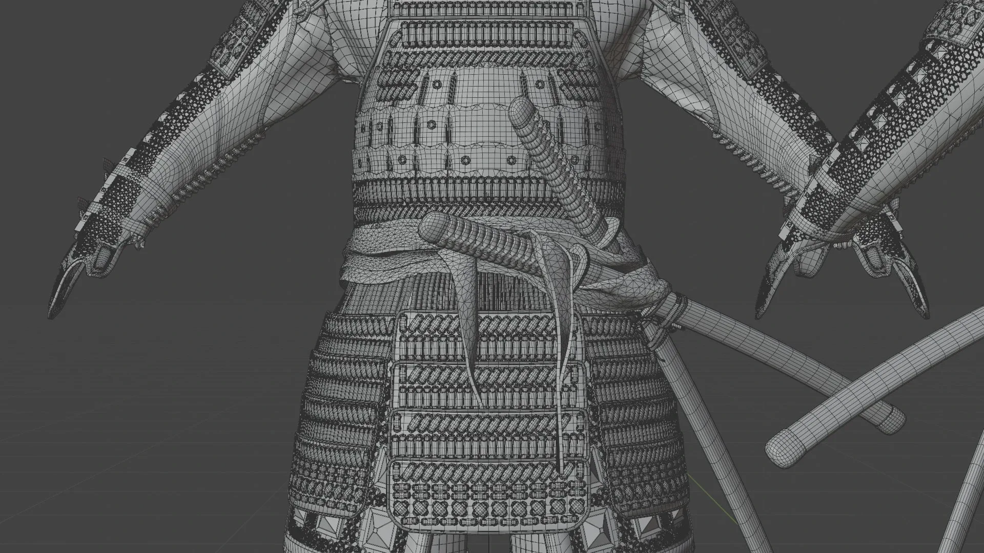 MEDIEVAL Japanese Samurai - FlippedNormals