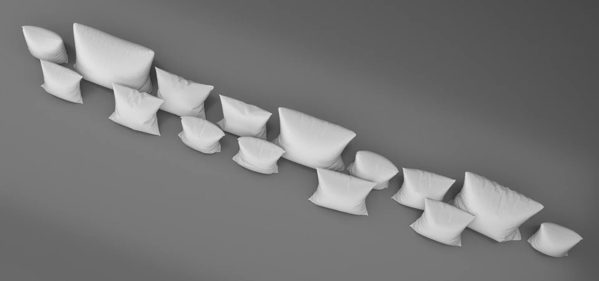 15 Pillows - Model Pack - FlippedNormals