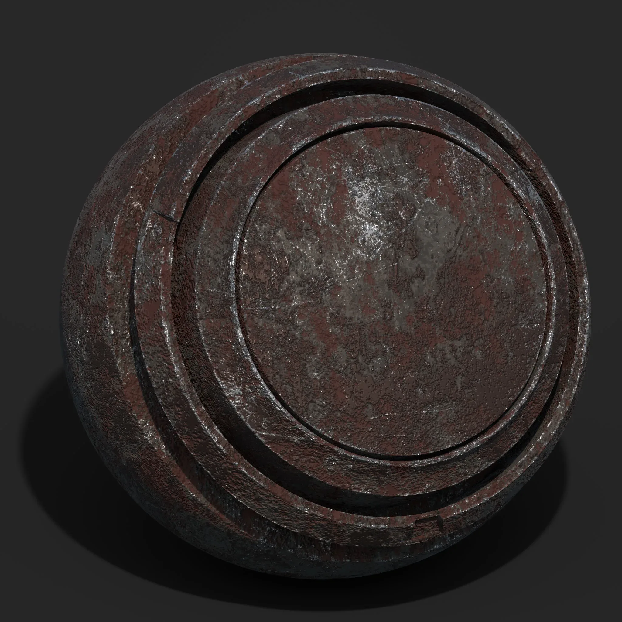 Hard Rusty Metal - FlippedNormals